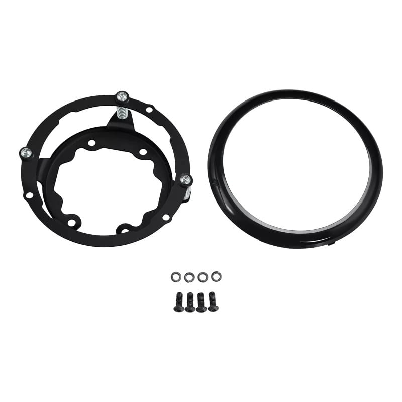 Motorcycle Headlight Mounting Bracket Ring Trim For Harley Low Rider ST ...
