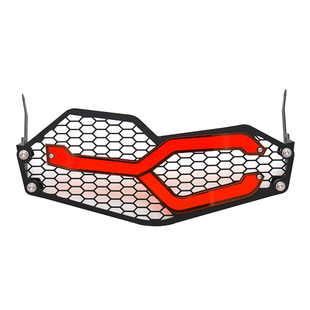 Motorcycle Headlight Shield Crash Grille Headlight Protection Cover ...