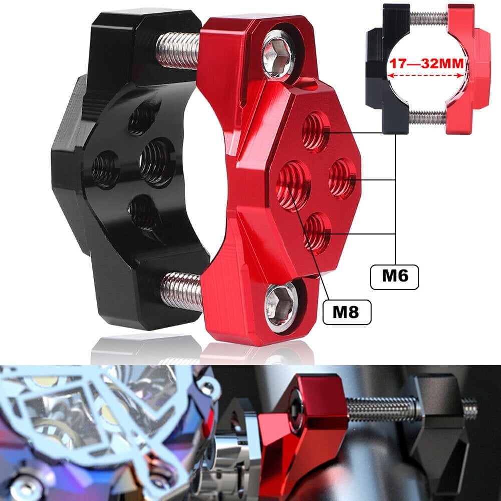 Motorcycle Headlight Spot Light Turn Signals Holder Mount Bracket Fork ...