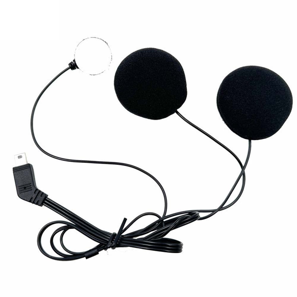 Motorcycle Headphone Microphone 1M Sponge Full Cover Double-horn Helmet ...
