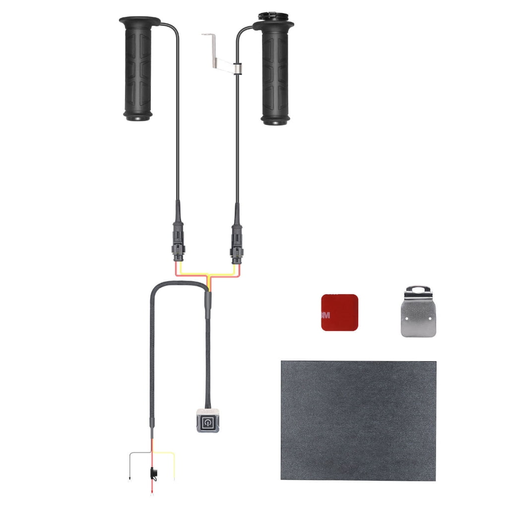 Motorcycle Heated Grips, DC12V Heated Grips, 22mm Pipe Diameter, 6 Gear ...