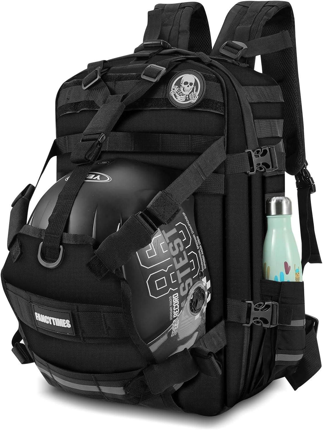 Motorcycle Helmet Backpack Bag for Men Large Capacity Motorcycle ...