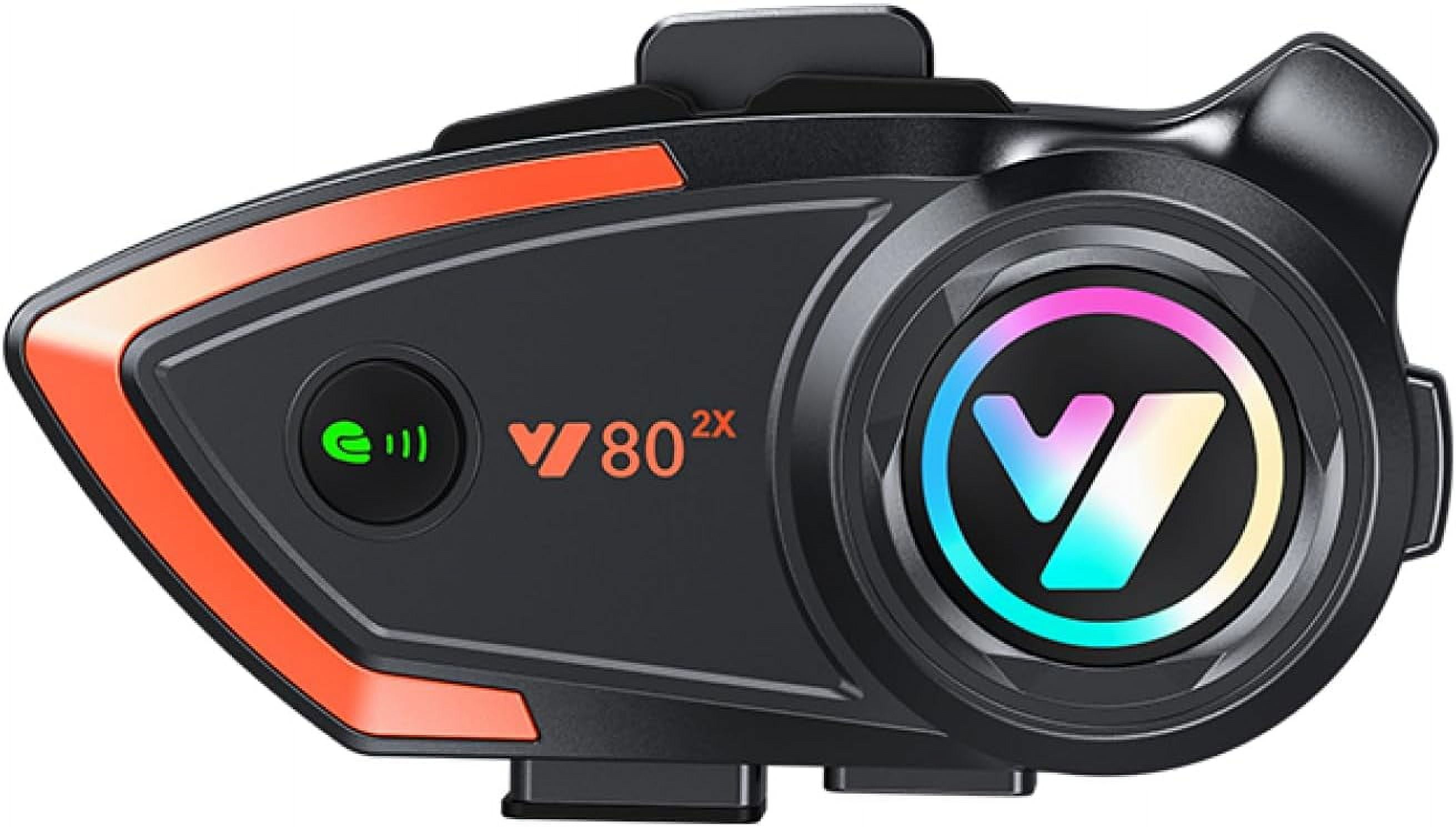 Motorcycle Helmet Bluetooth Headset 500meters 2 Riders Bluetooth Helmet ...