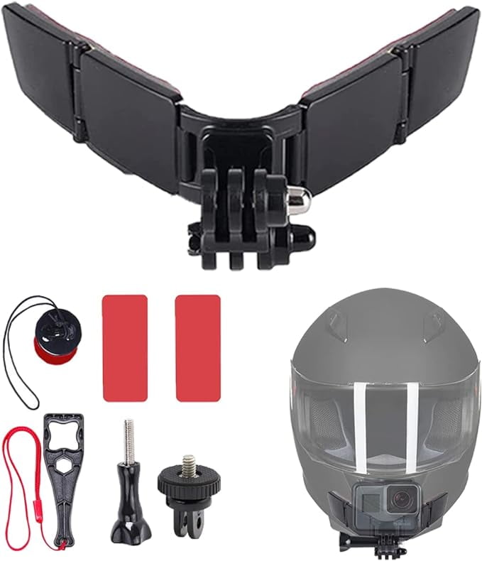 Motorcycle Helmet Chin Mount Kit for GoPro Hero 10, 9, 8, 7, 6, 5, 4 ...