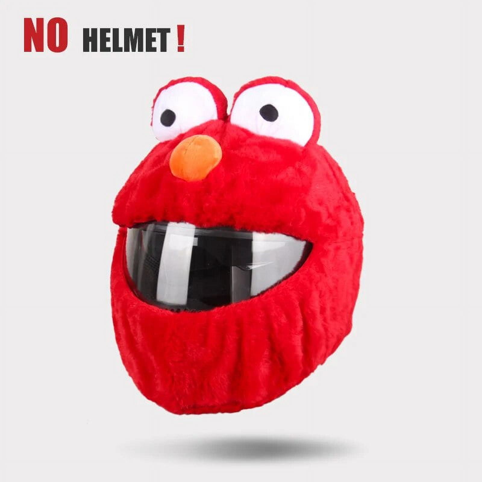 Motorcycle Helmet Cover Cartoon Plush Helmets Hat With Crazy Large ...