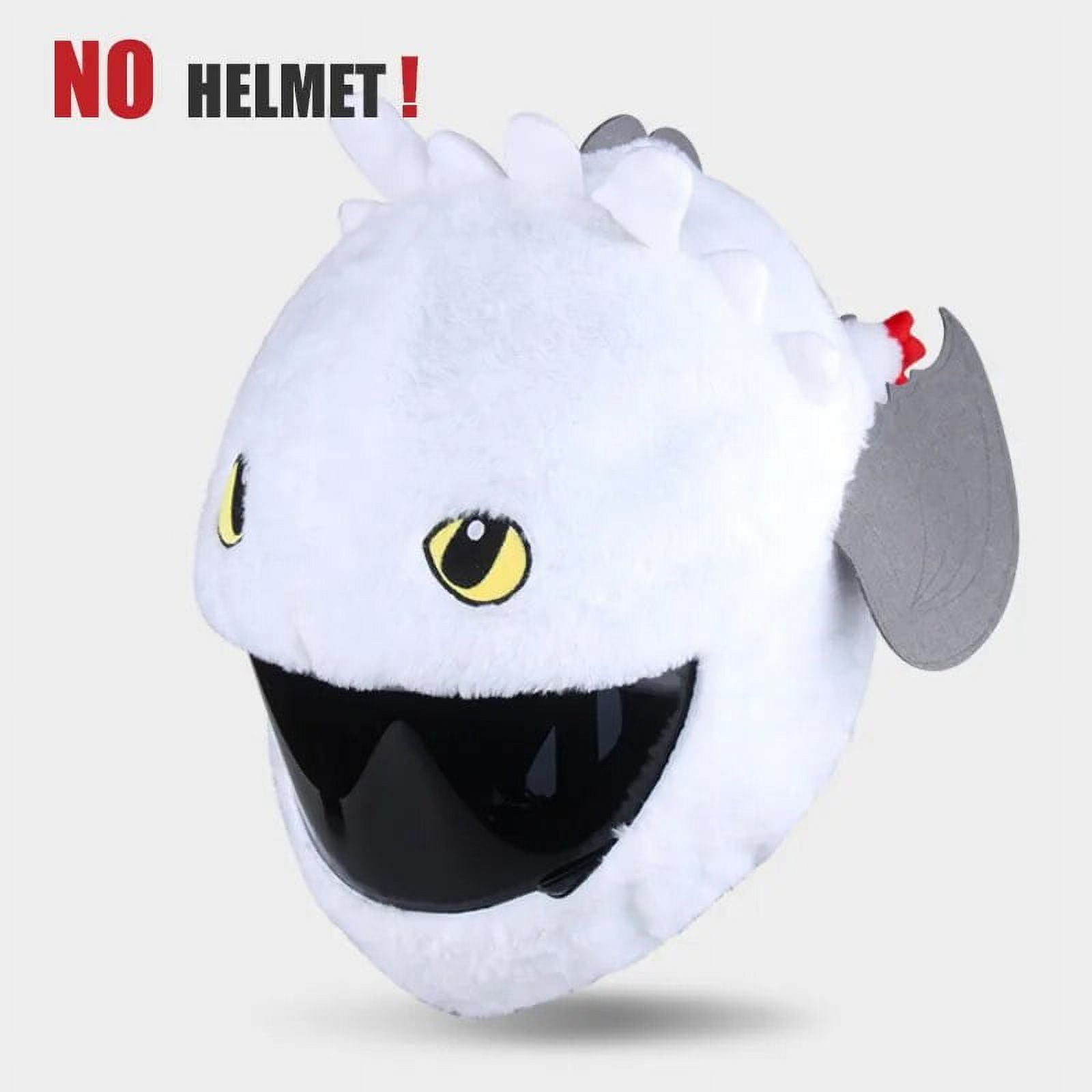 Motorcycle Helmet Cover Cartoon Plush Helmets Hat With Crazy Large ...