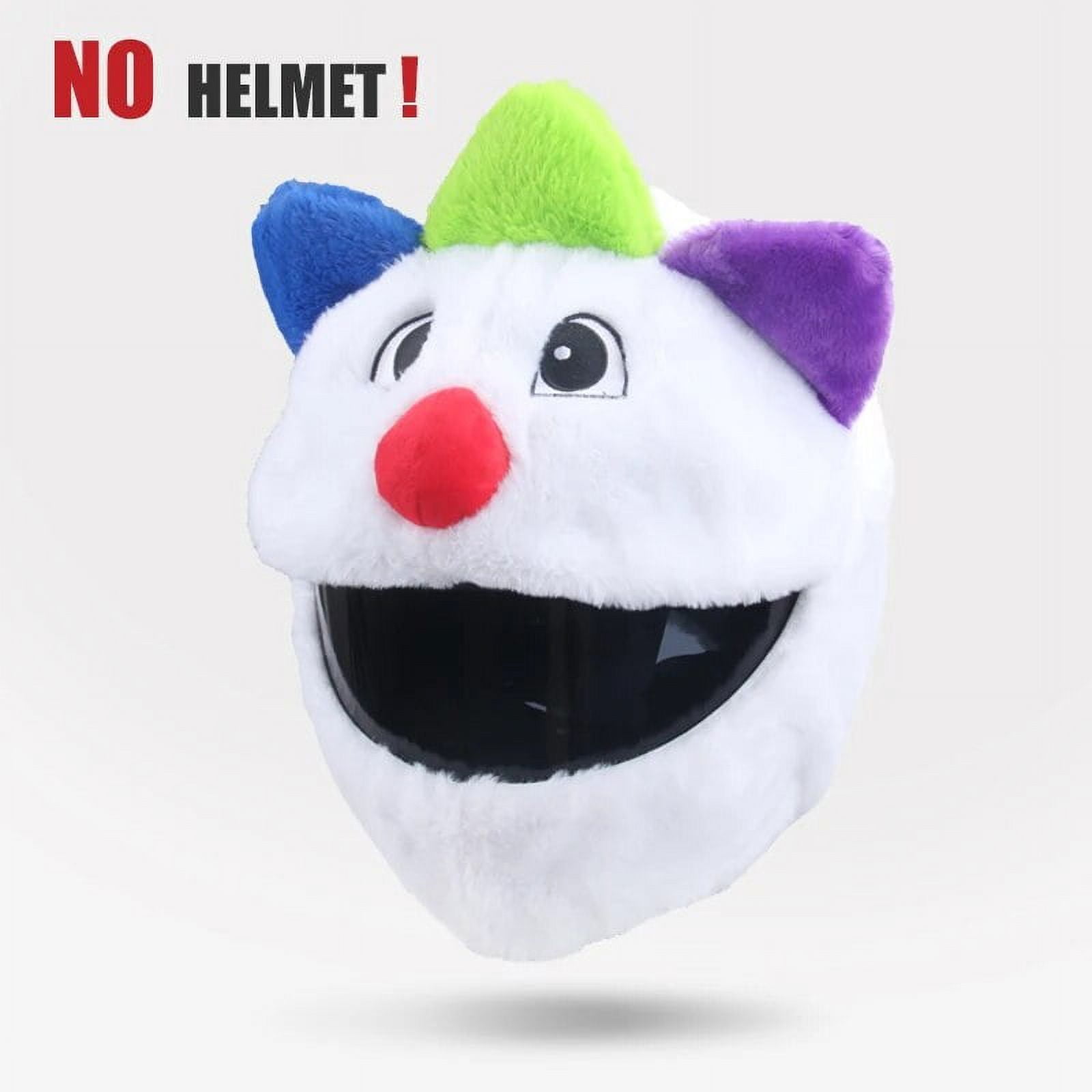 Motorcycle Helmet Cover Cartoon Plush Helmets Hat With Crazy Large ...