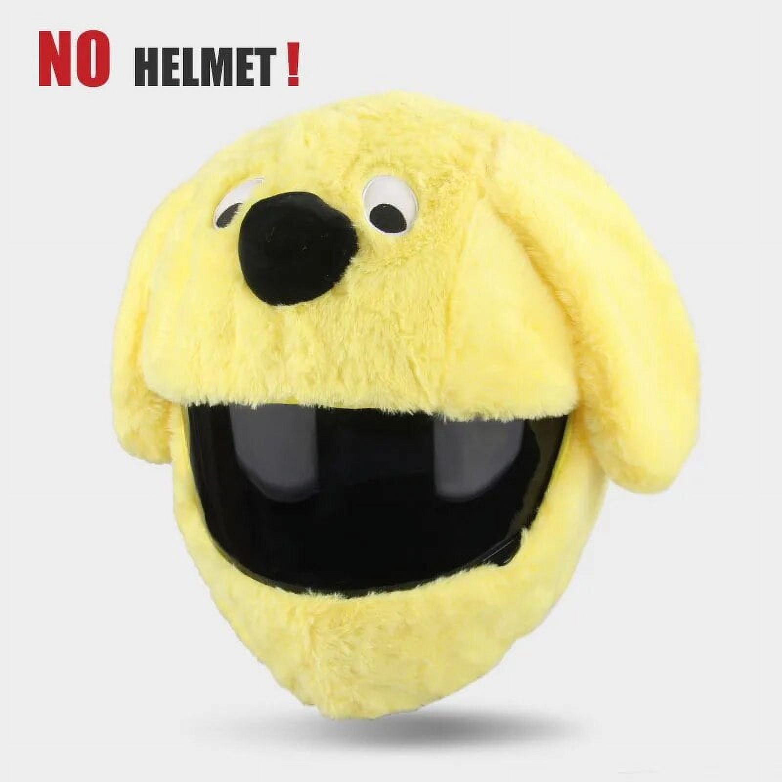 Motorcycle Helmet Cover Cartoon Plush Helmets Hat With Crazy Large ...