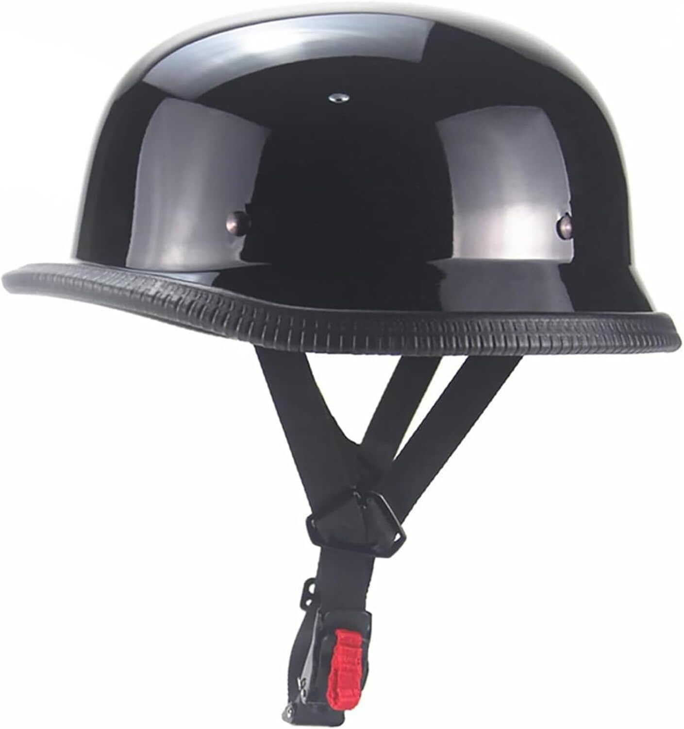 Motorcycle Helmet German Style Half Helmet Skull Cap Adult Men Women ...