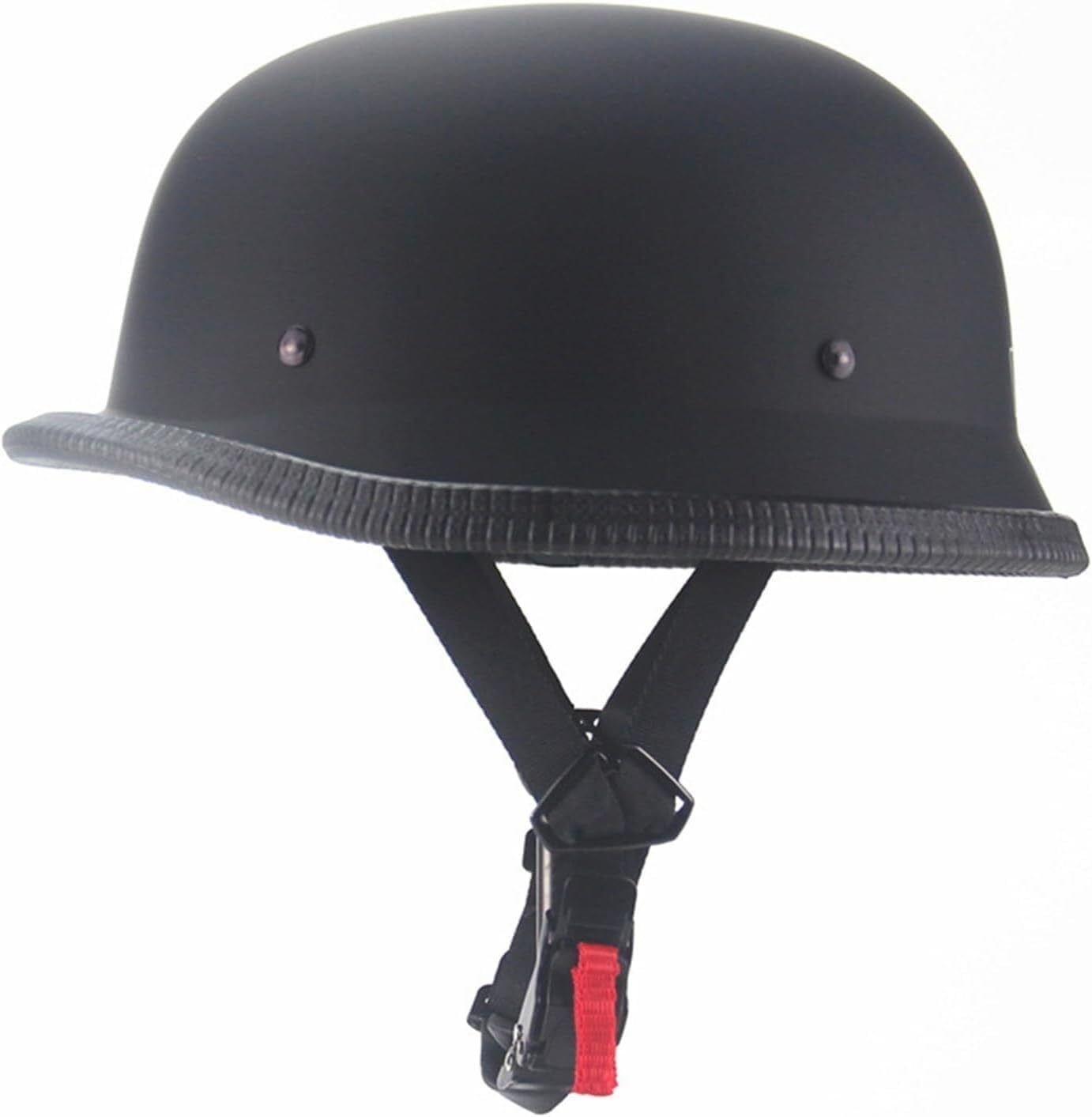 Motorcycle Helmet German Style Half Helmet Skull Cap Adult Men Women ...