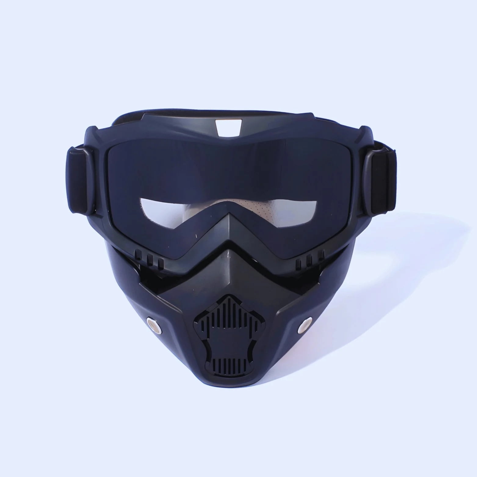 Motorcycle Helmet Goggles & Removable Mask - UV & Wind Protection ...