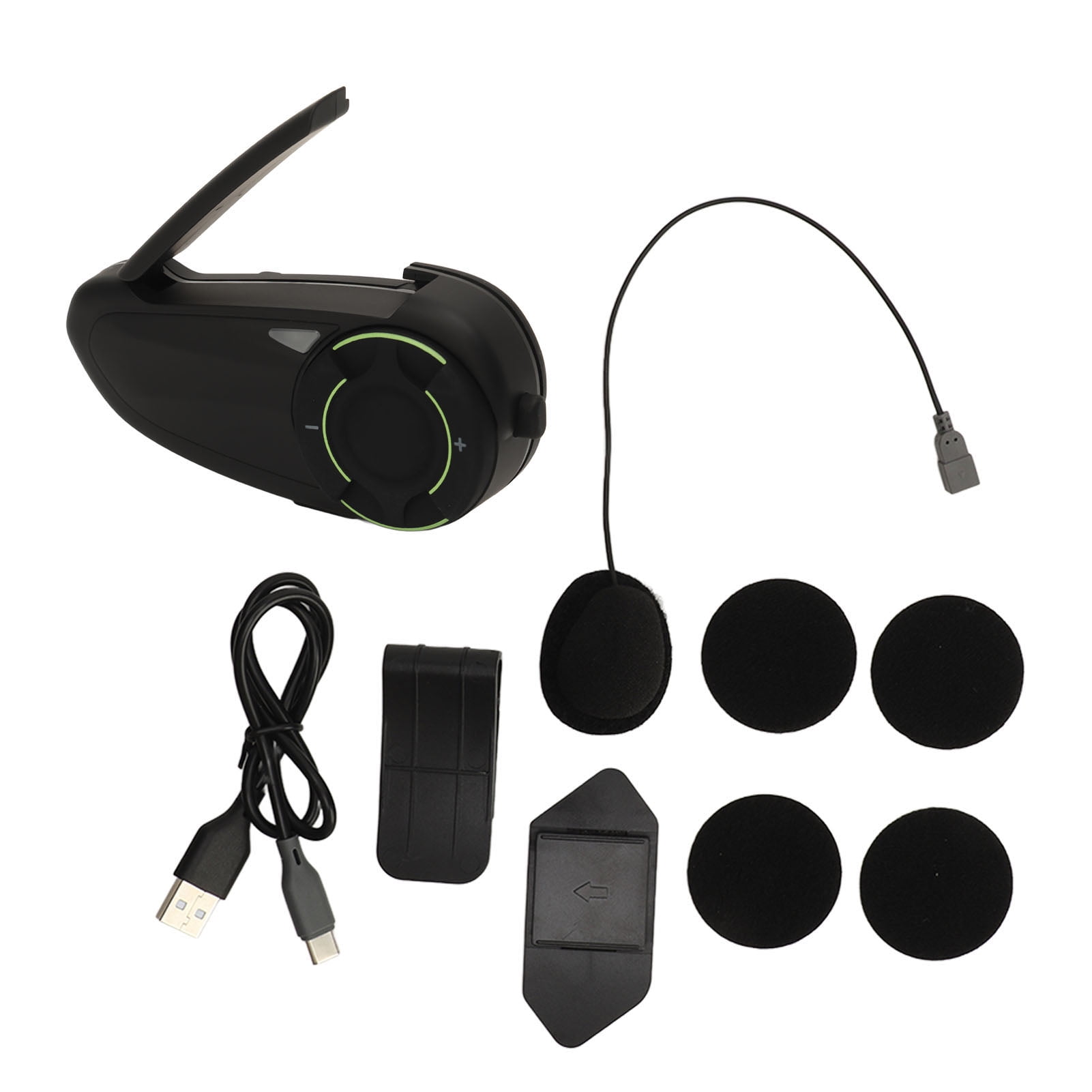 Motorcycle Helmet Intercom Headset CVC Noise Reduction Bluetooth ...