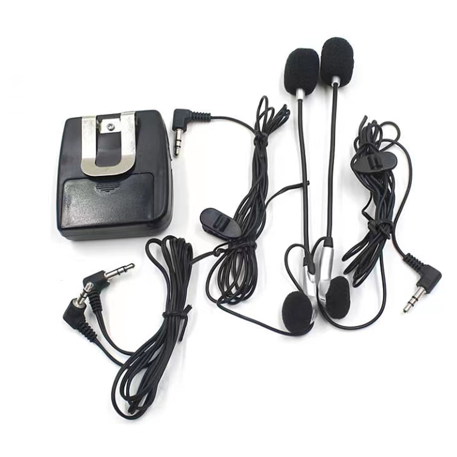 tapdra Black Motorcycle Helmet Intercom Communication Host System with ...
