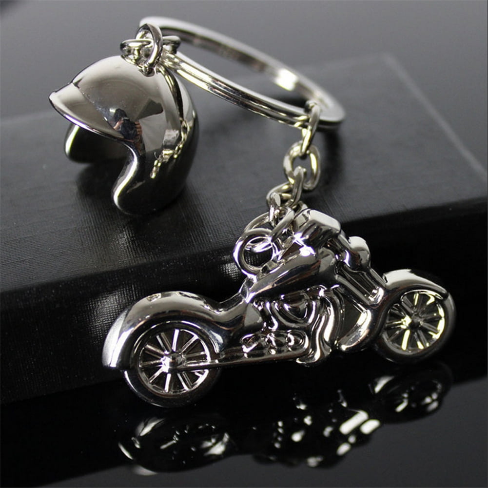 Motorcycle Helmet Key Rings Motor Keychain Metal Motocross Smart Key ...