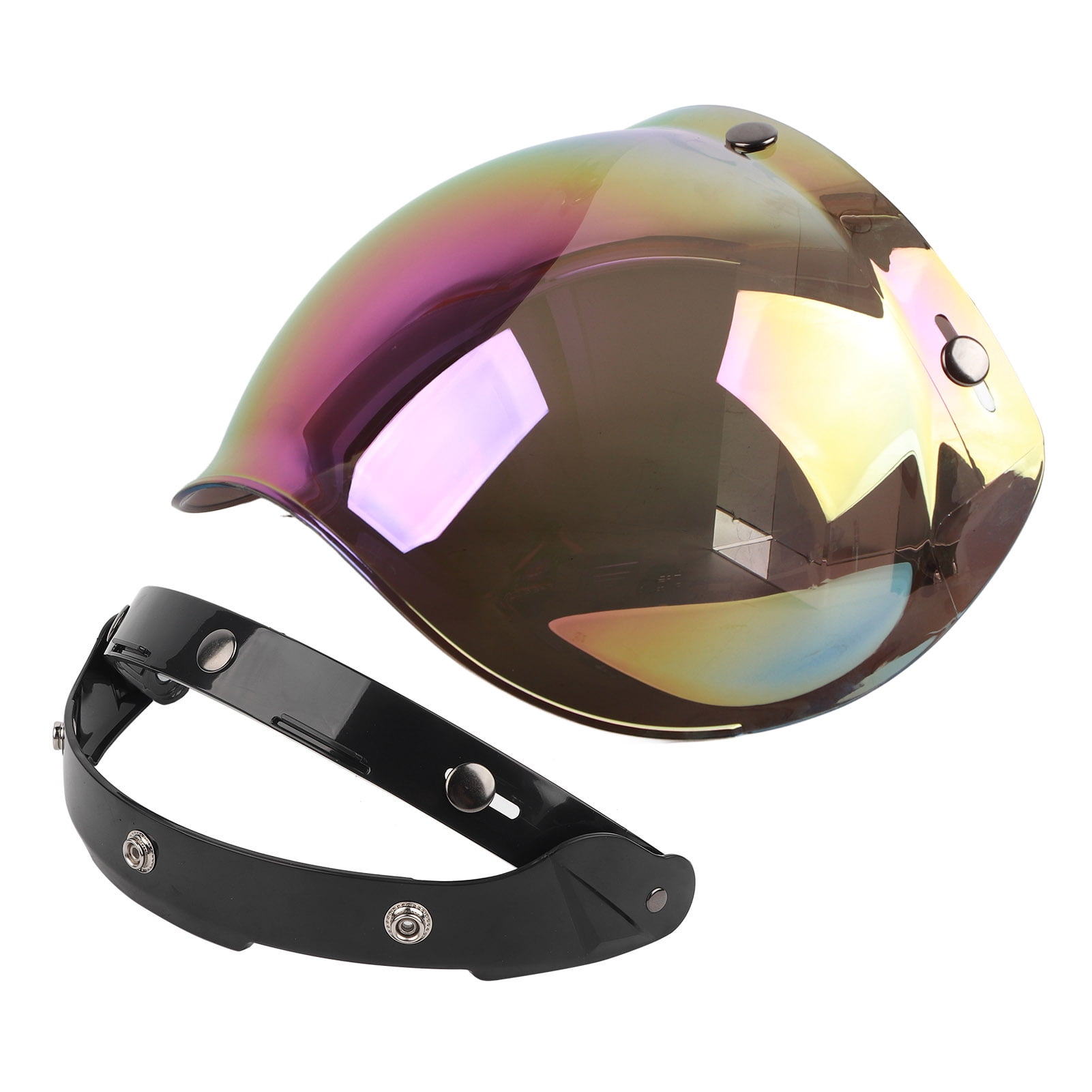 Motorcycle Helmet Lens, Half Frame Scratch Sturdy Helmet Visor For ...