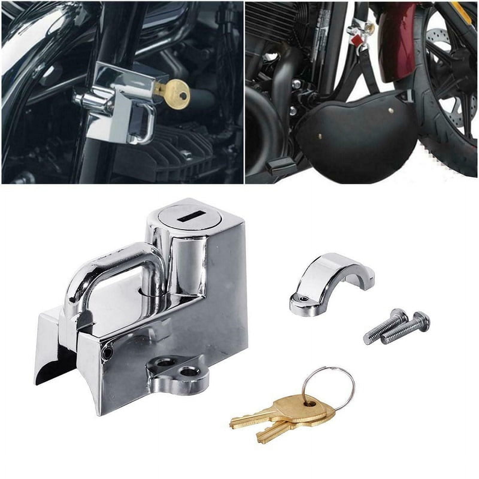 Motorcycle Helmet Lock Anti-Theft Fixed Helmet Lock for Harley-Davidson ...
