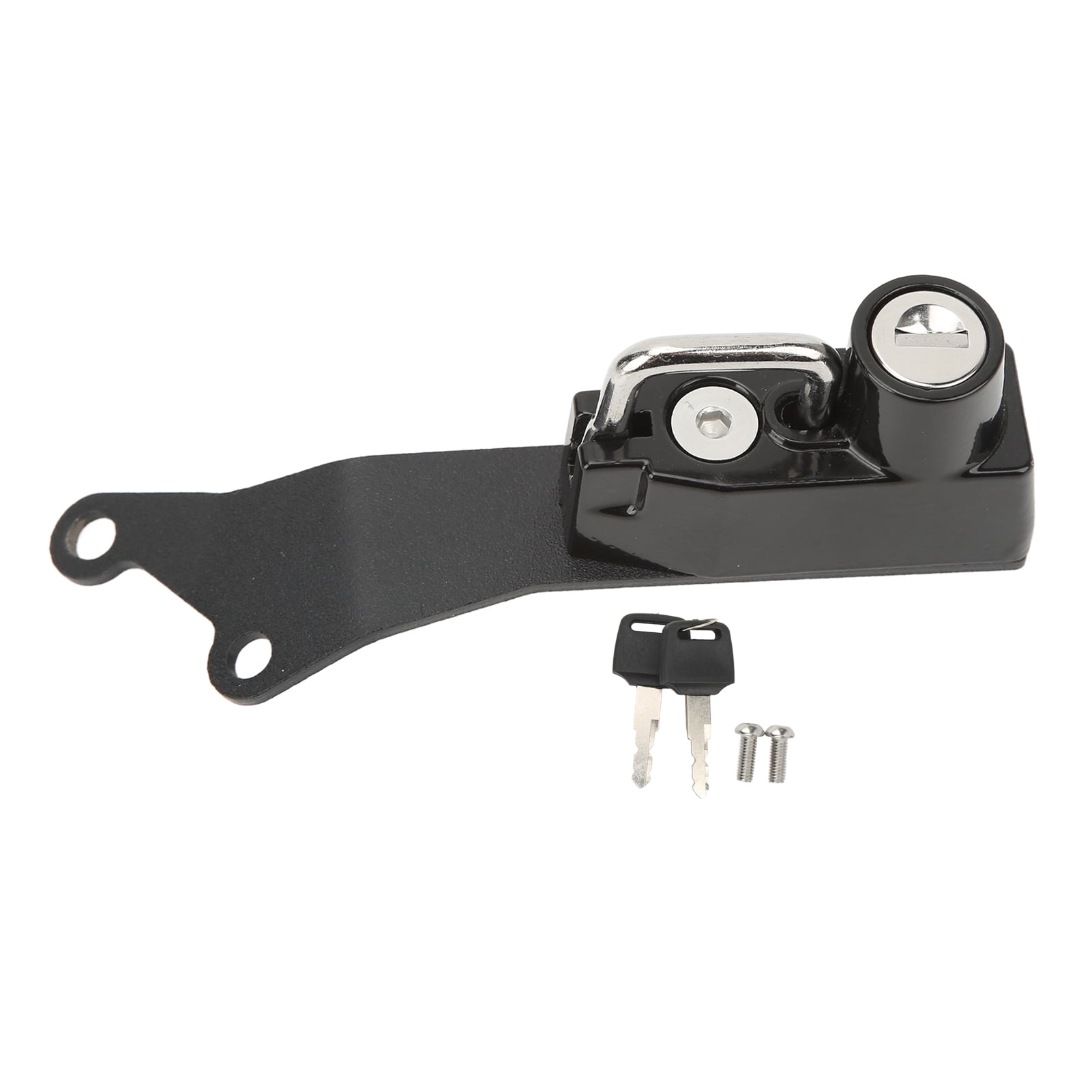 Motorcycle Helmet Lock Black 2 Keys Anti Theft Helmet Lock Replacement ...