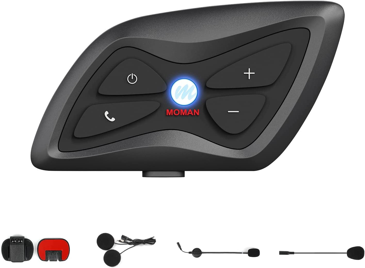 Motorcycle Helmet , Moman H1 Helmet Intercom up to 1500M Communication ...