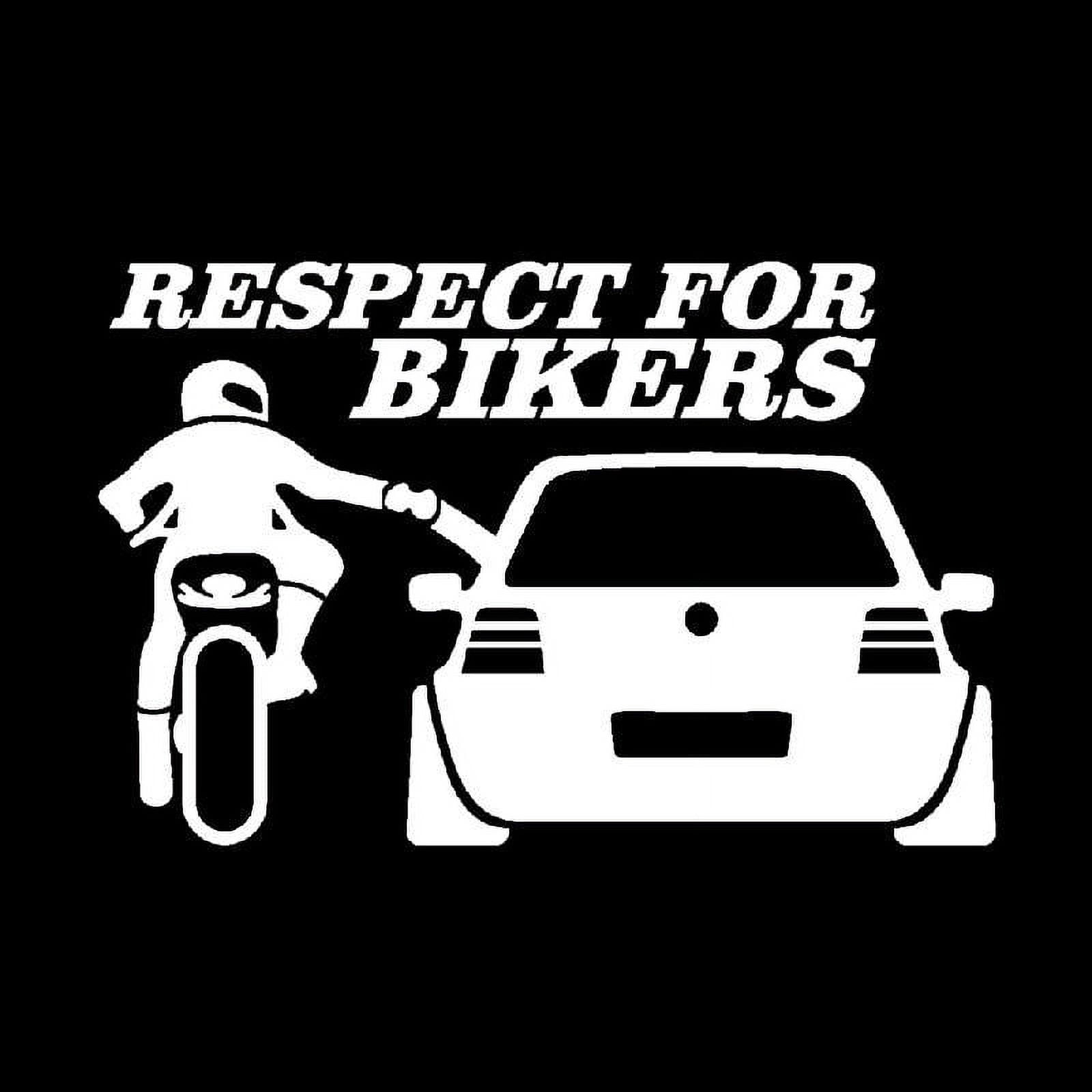 Motorcycle Helmet Sticker Bicycle 3D Respect Car Reflective Sticker ...