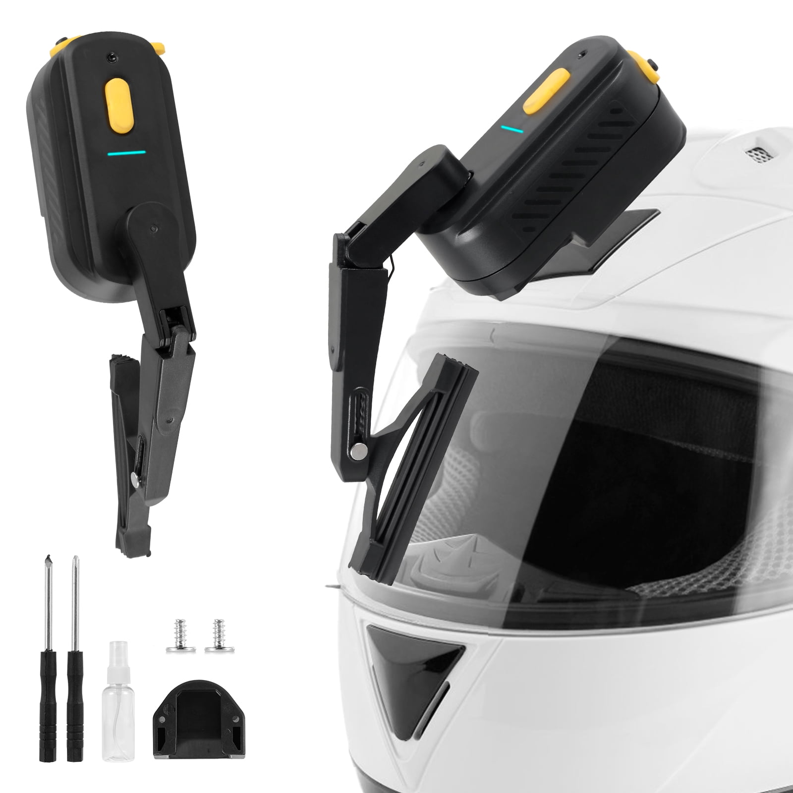 Helmet Windshield Wiper Universal Motorcycle Windshields Electric Wiper ...