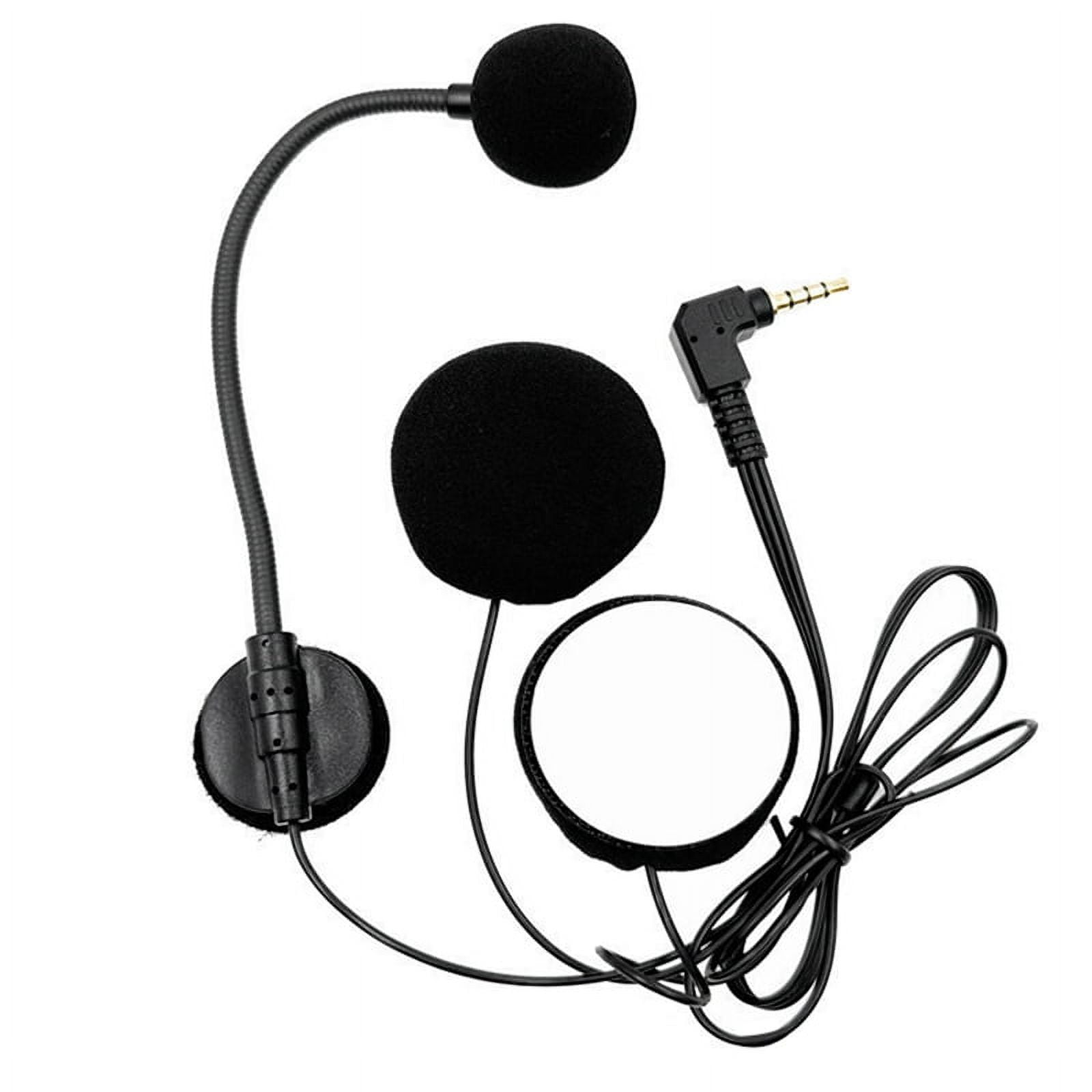 Motorcycle Helmets Intercom Mic Headset 2 Speakers 32Ω Microphone for ...