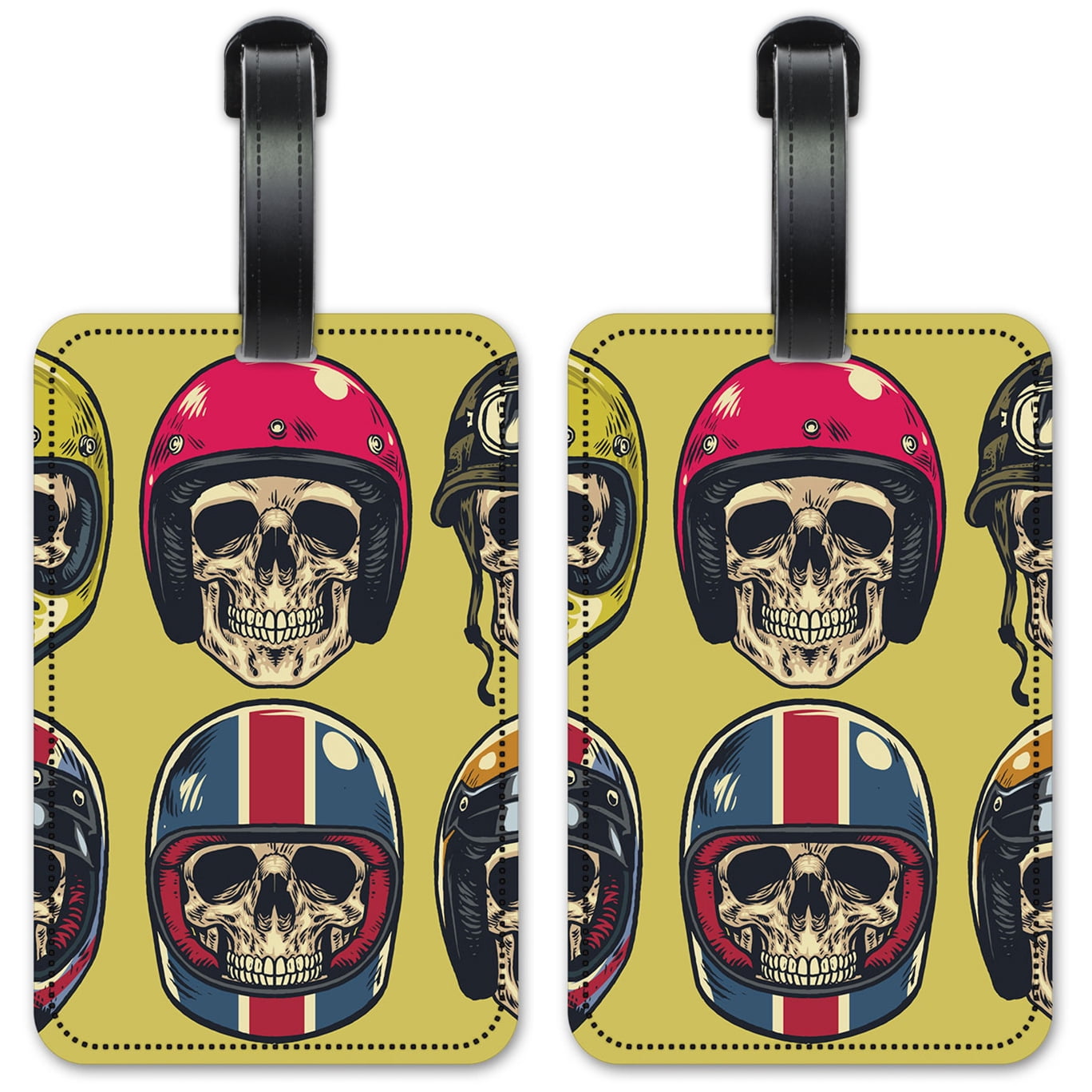 Motorcycle Helmets - Luggage ID Tags / Suitcase Identification Cards ...