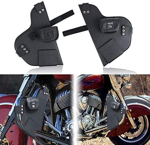 Motorcycle Highway Crash Bars Cover Soft Lowers Chaps Leg Warmer Bag ...