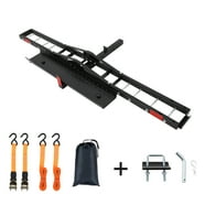 Kojem 800lb Heavy Duty Steel Motorcycle Trailer Hitch Carrier, Tow ...