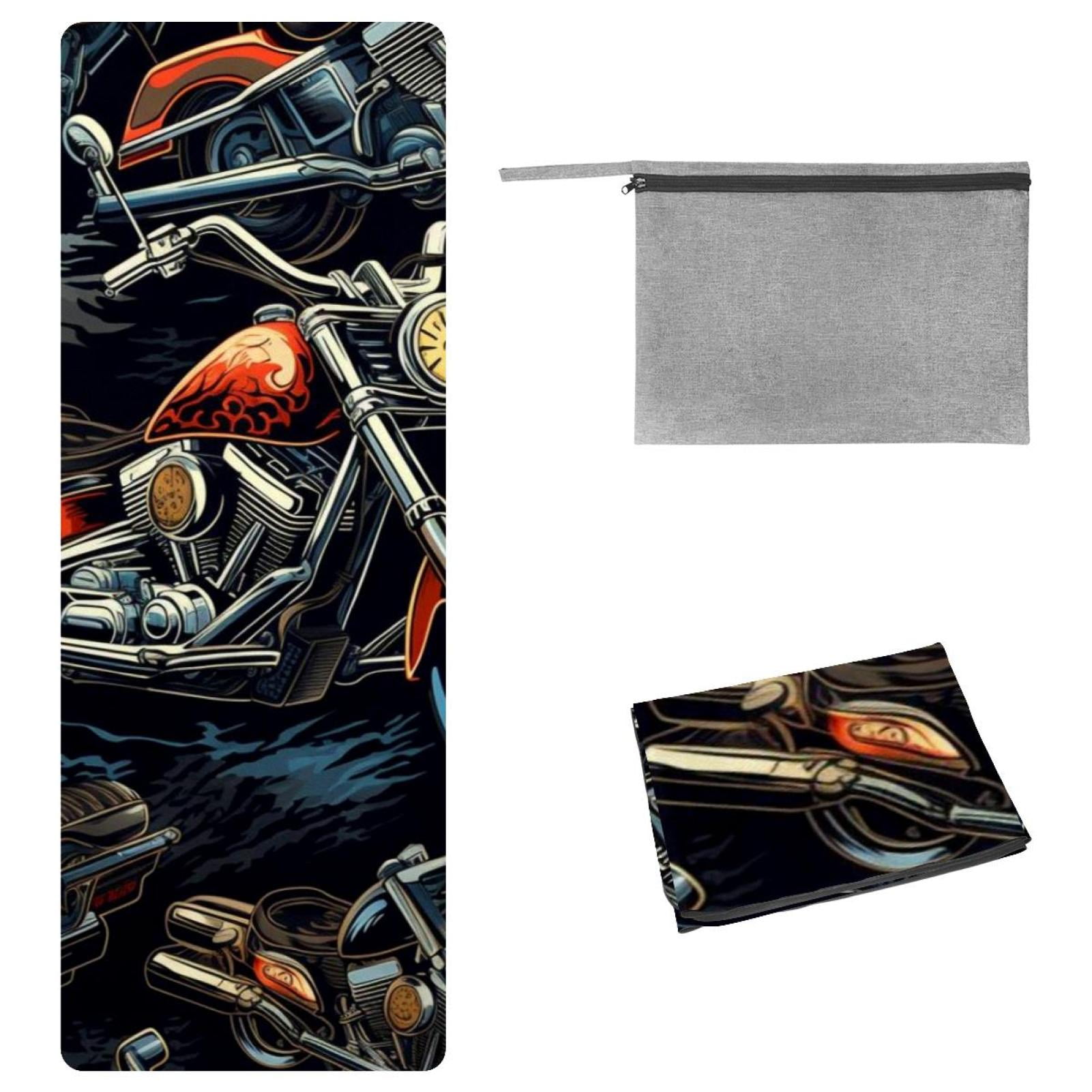 Motorcycle Hot Yoga Towel with Storage Bag, 72.8"x26.8", Suitable for ...