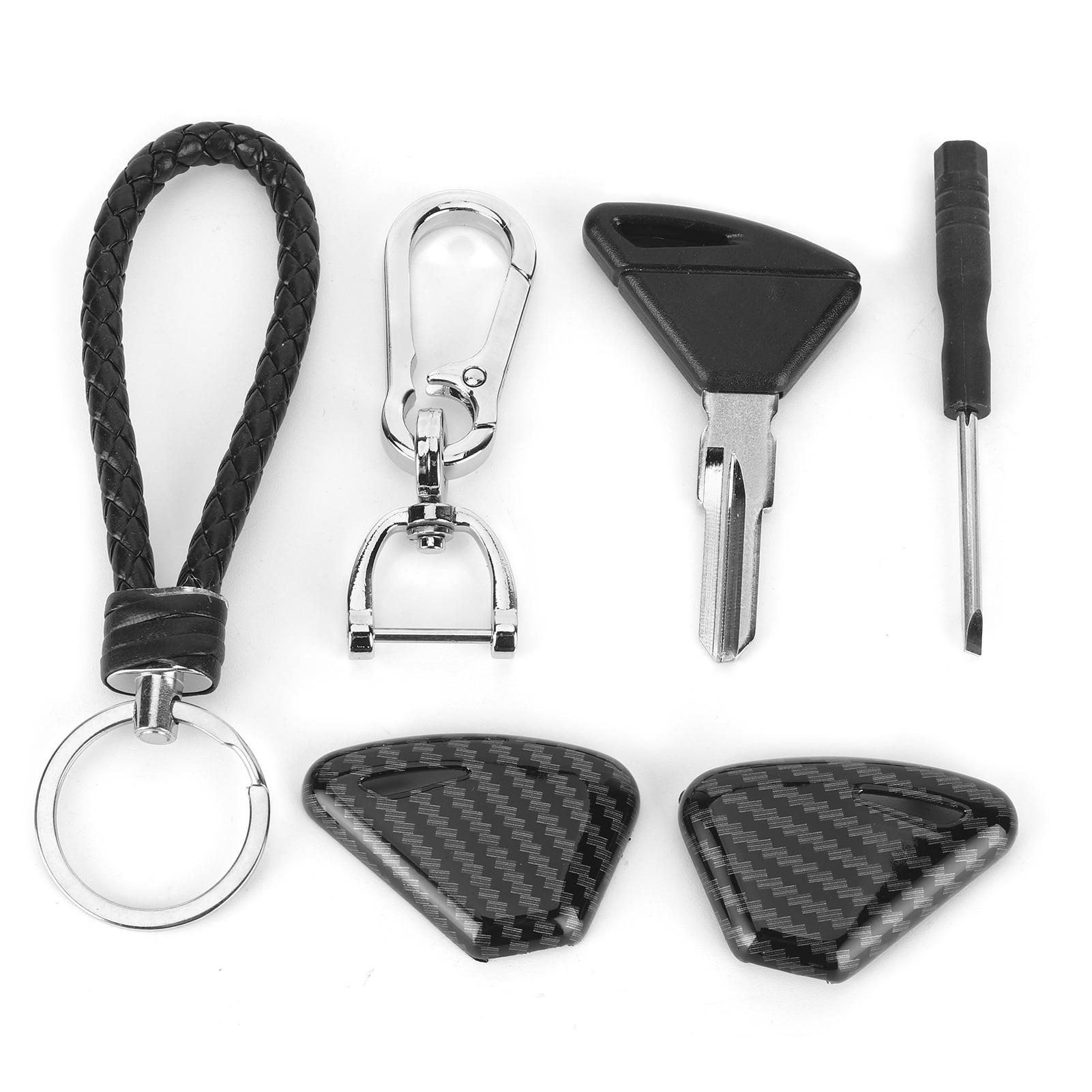 Motorcycle Ignition Key with Carbon Fiber Style Cover, Fit for Aprilia ...