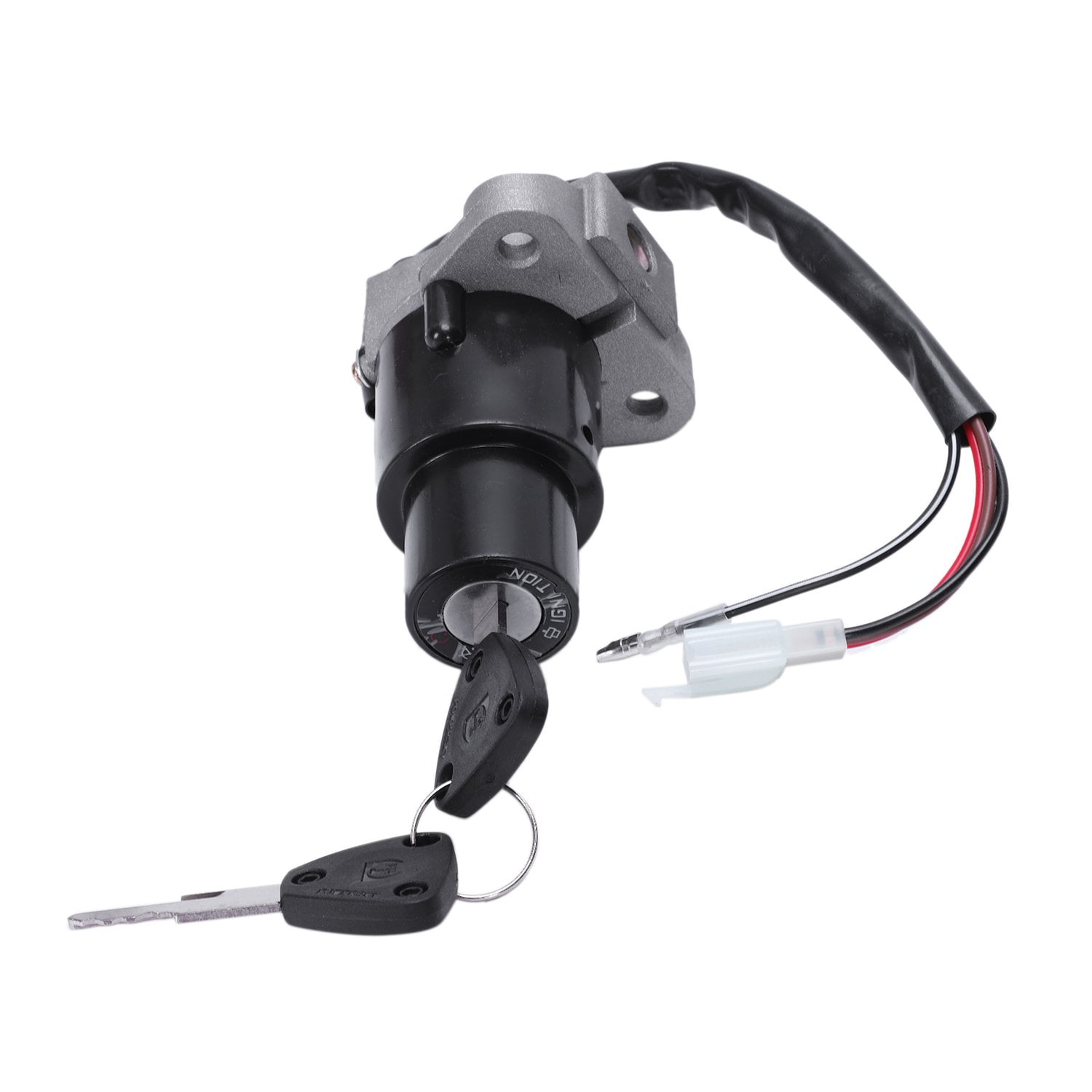 Motorcycle Ignition Switch Lock Assembly 3-Pin With Keys Fit For Yamaha ...
