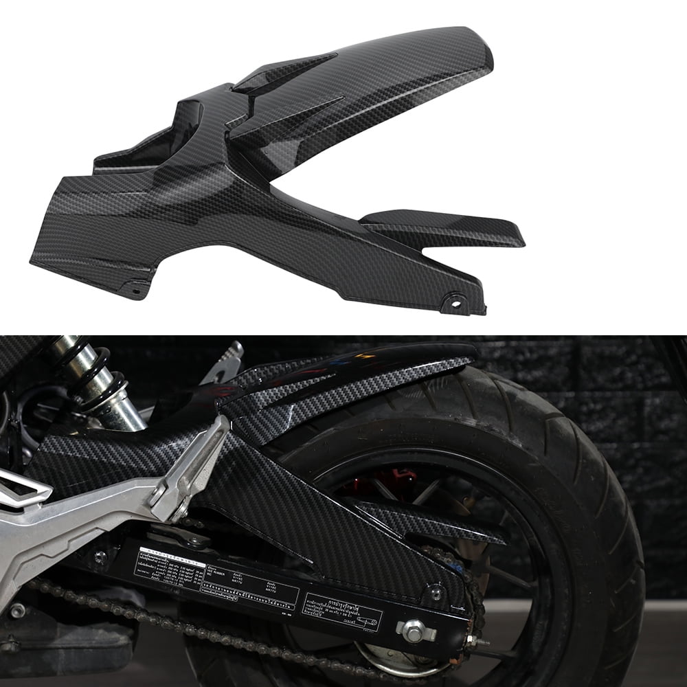Motorcycle Imitation Carbon Fiber PP Fender Cover Front Rear Side Cover ...
