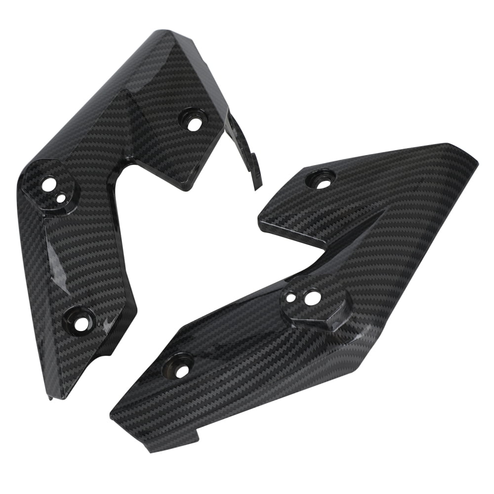 Motorcycle Imitation Carbon Fiber PP Fender Cover Front Rear Side Cover ...
