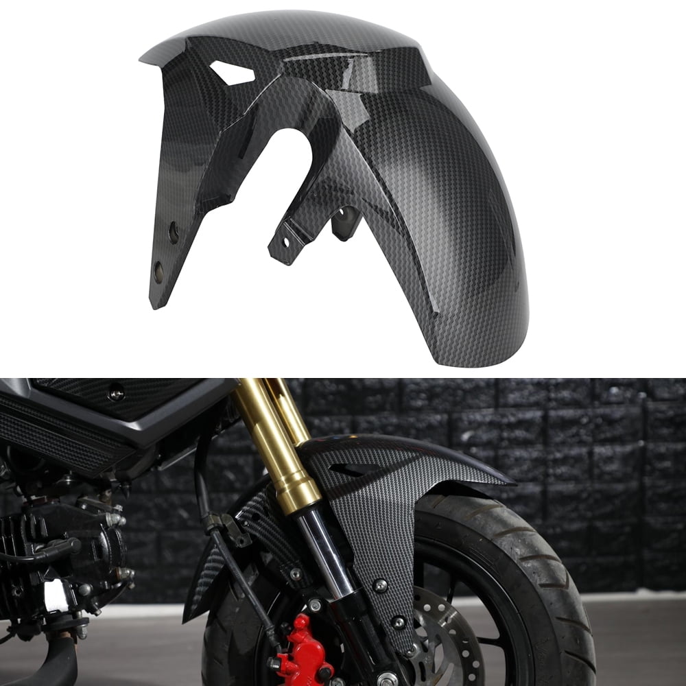 Motorcycle Imitation Carbon Fiber PP Fender Cover Front Rear Side Cover ...