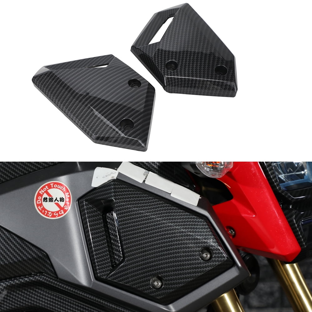 Motorcycle Imitation Carbon Fiber PP Fender Cover Front Rear Side Cover ...