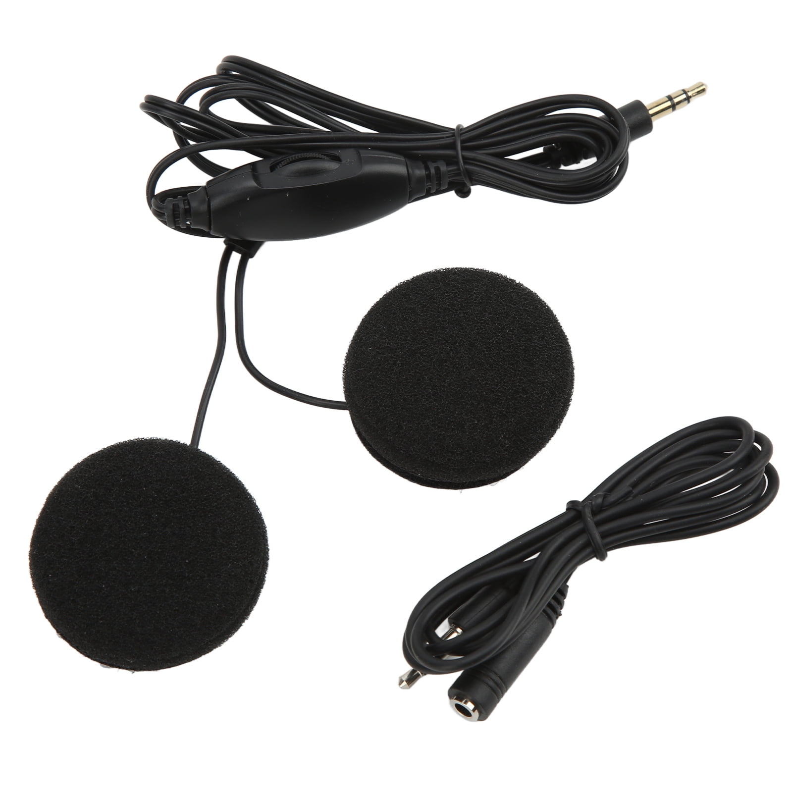 Motorcycle Intercom Helmet Headset Earphone Adjustable Volume for ...