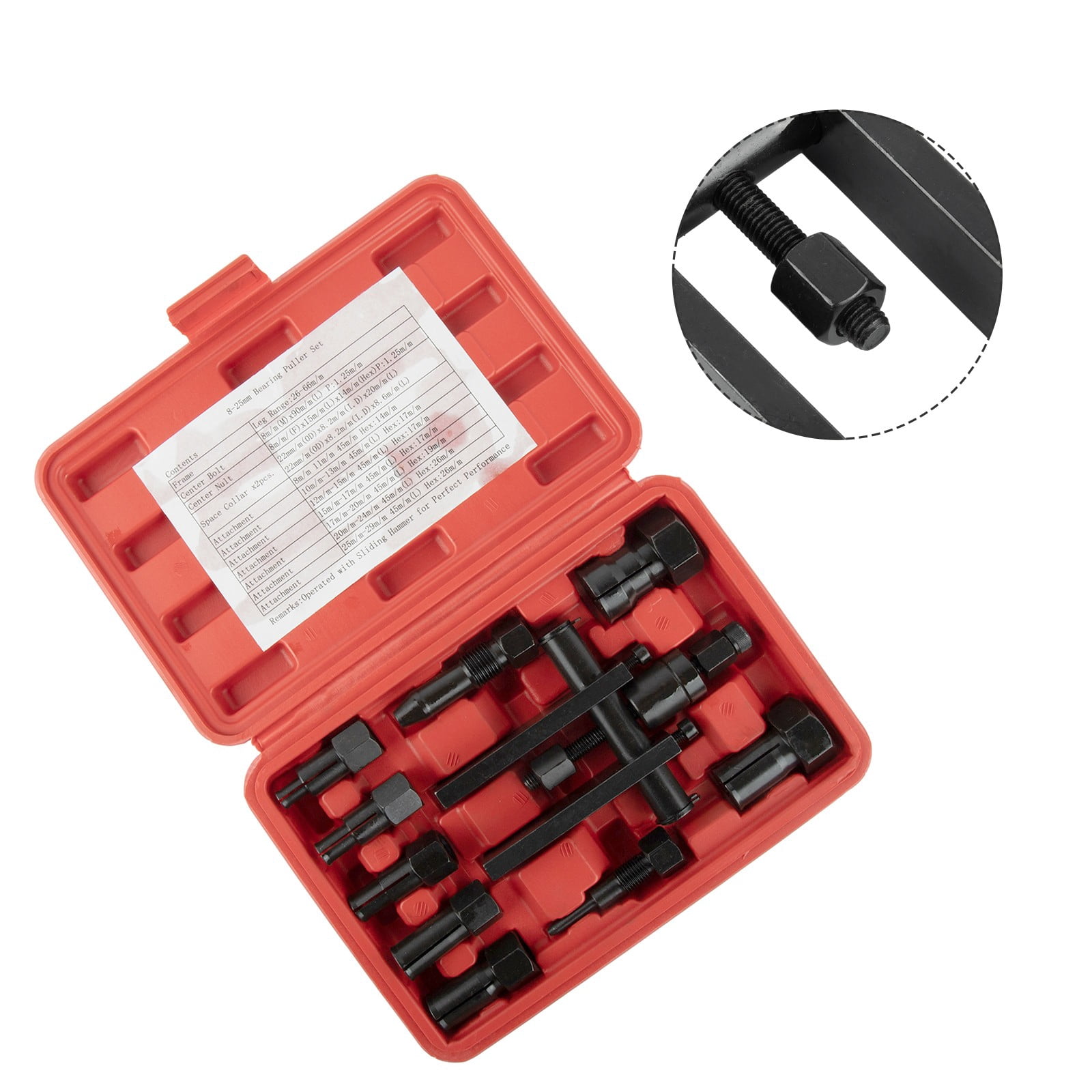 Motorcycle Internal Bearing Puller Tool Hand Tool Set Inner Bearing ...