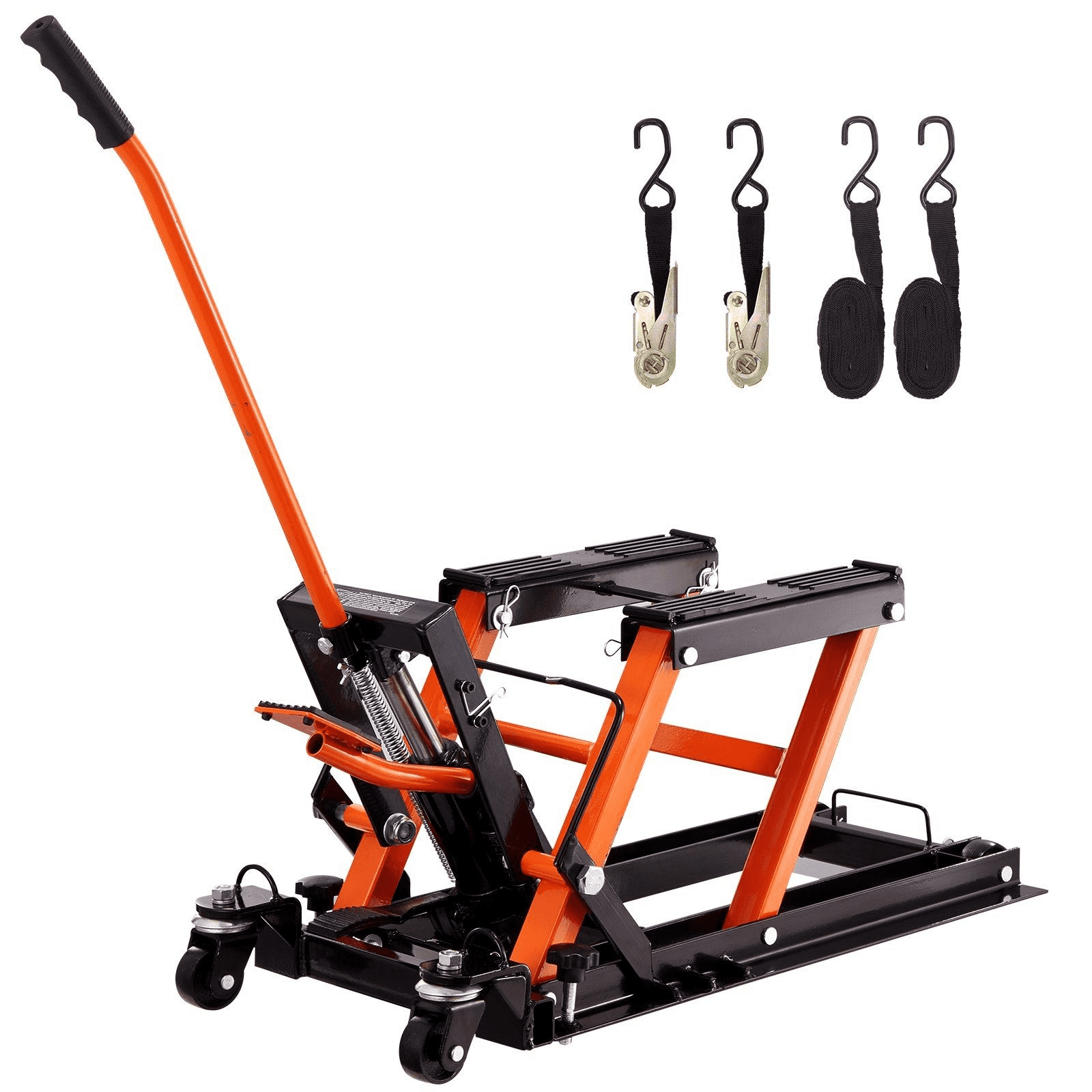 Motorcycle Jack 1500 LBS, Hydraulic Scissor Lift Jack Stand, ATV Jack ...