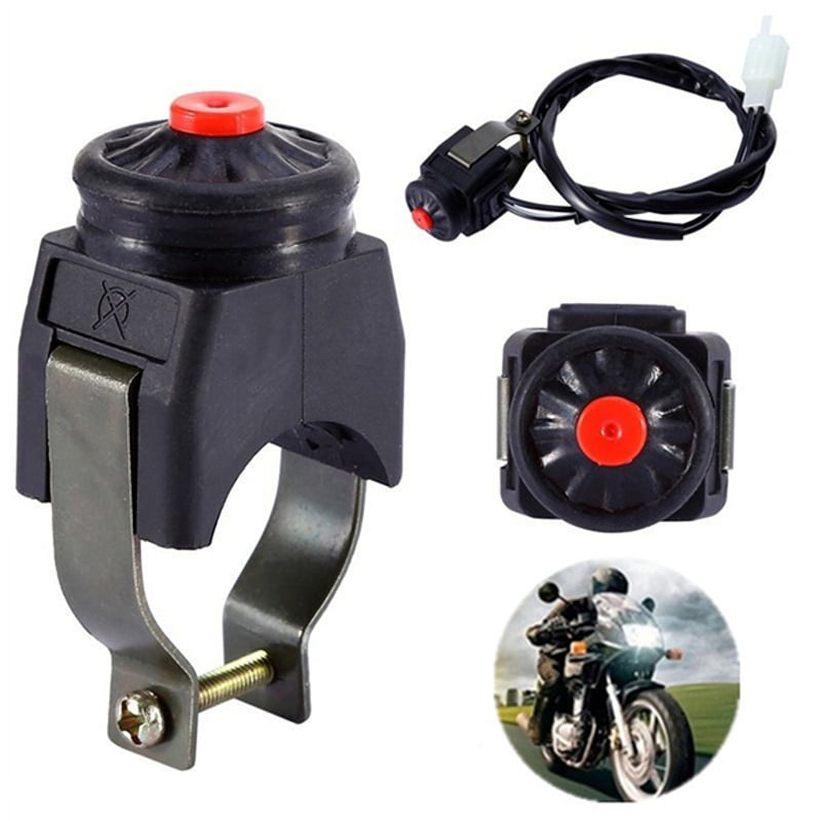 Motorcycle Kill Switch Red Push Button Horn Starter Dirt Bike ATV UTV ...