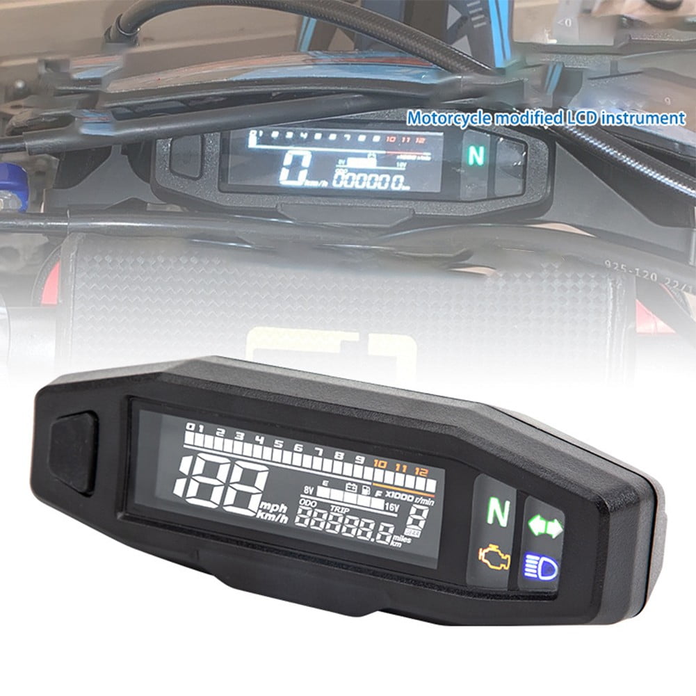 Motorcycle LCD digital odometer tachometer tachometer Universal Gear ...