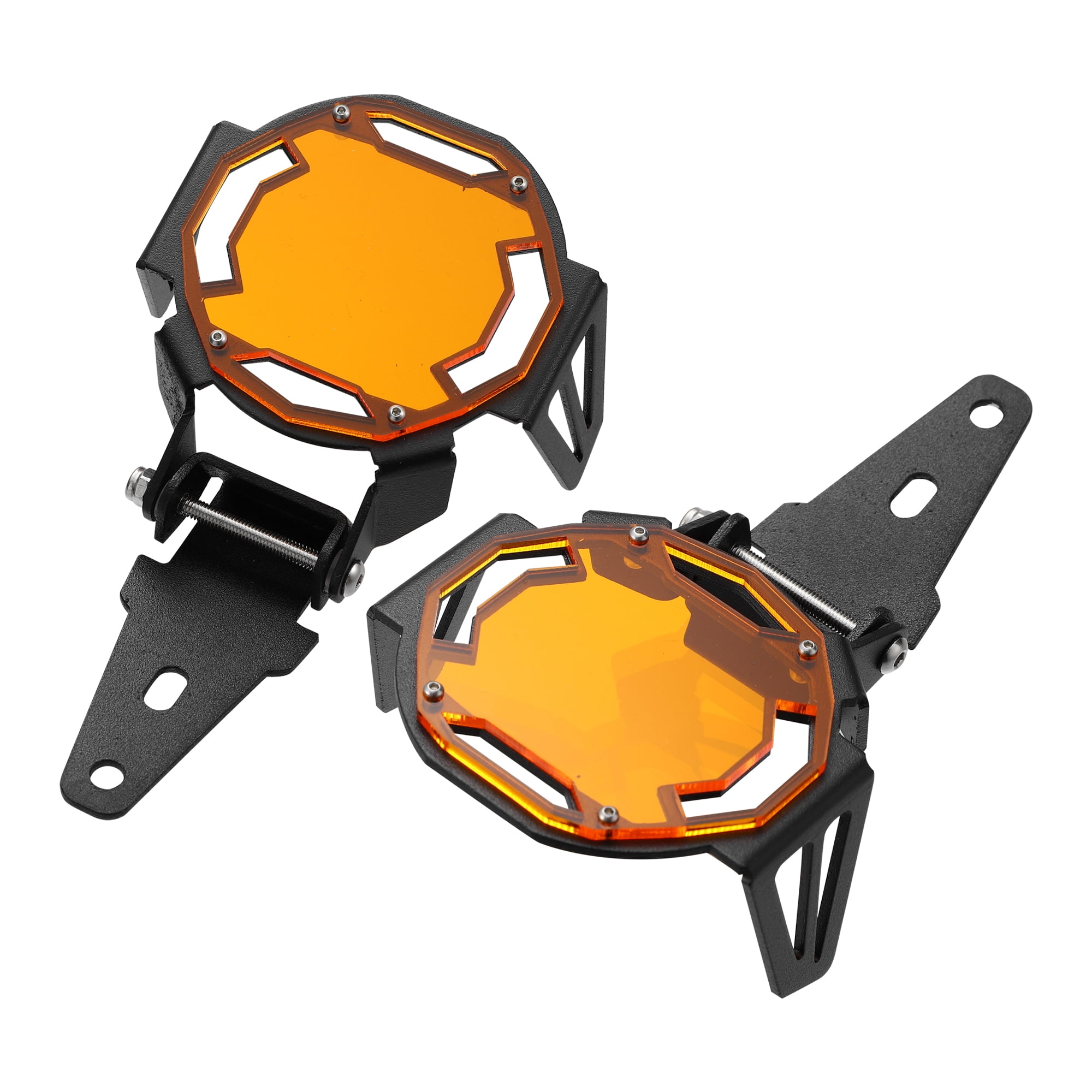 Motorcycle LED Fog Light Protector Guards OEM Foglight Lamp Cover Fit ...