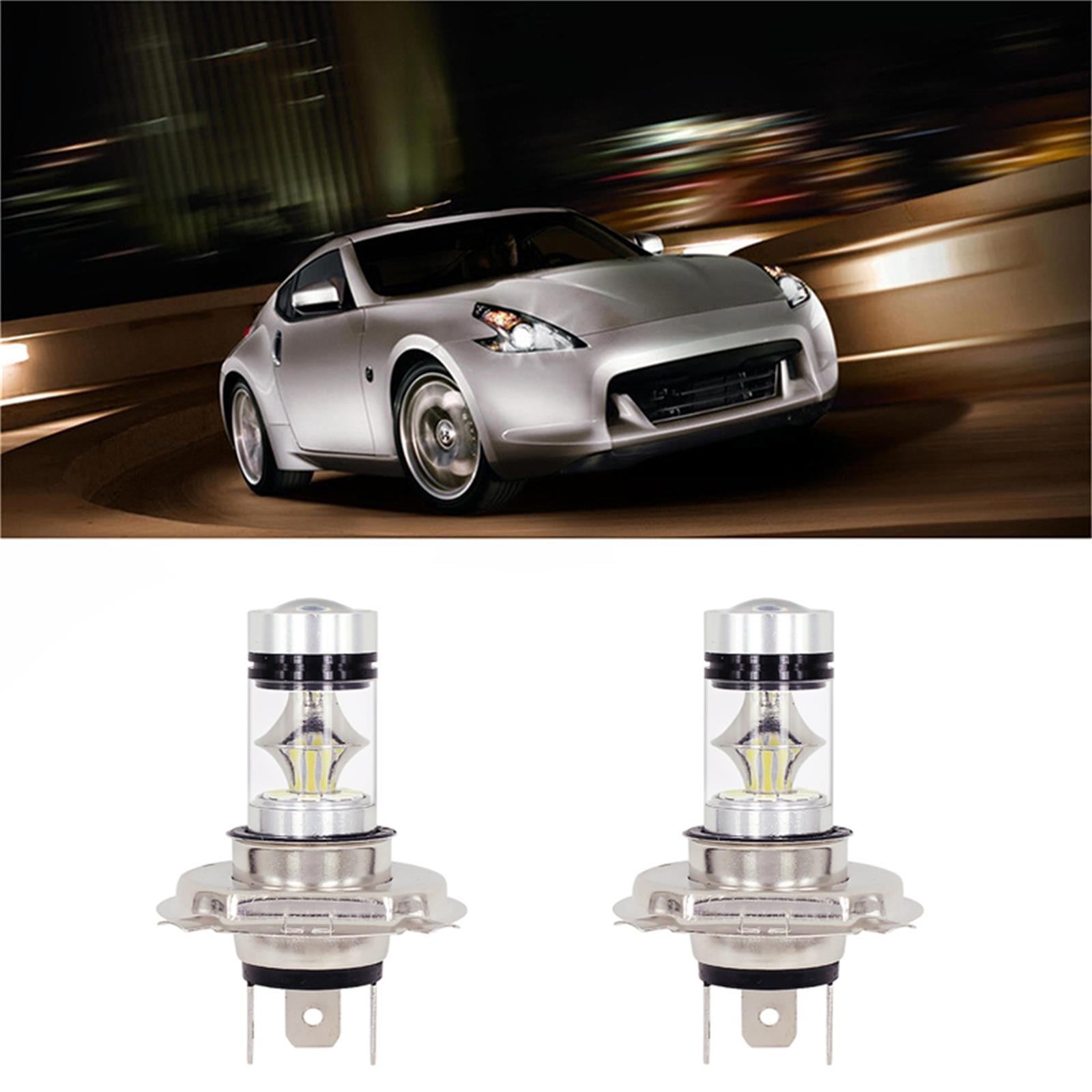 Motorcycle LED Headlights High Power 100W H4 3030 20SMD Bulb | 360 ...