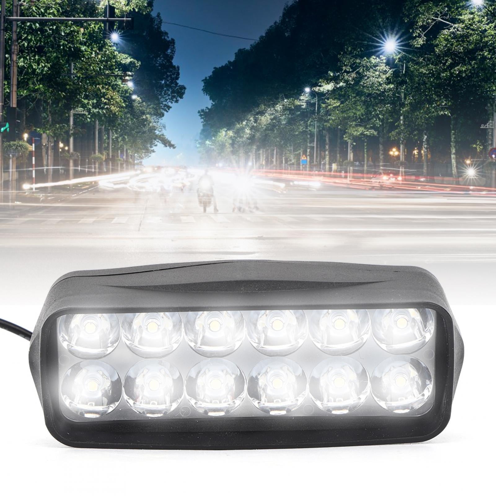 Motorcycle LED Light, Universal High Brightness 12V-80V Electric Bike ...
