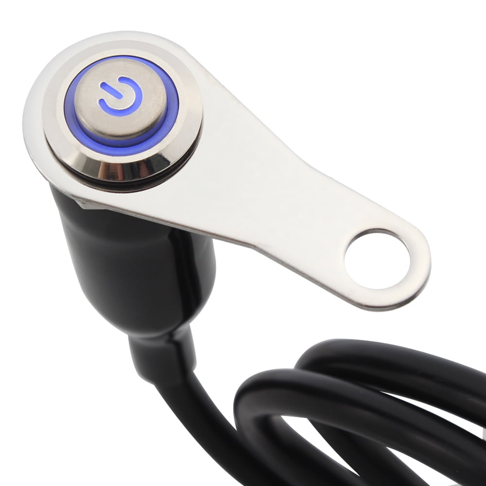 Motorcycle LED ON OFF Switch Warning Flasher Signal Auxiliary ...