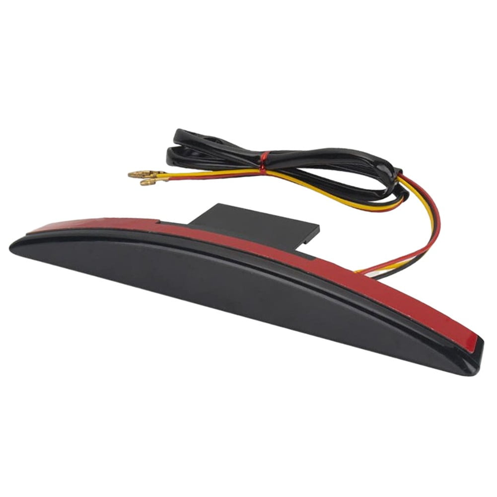 Motorcycle LED Rear Fender Edge Brake Tail Light Breakout Bobber ...