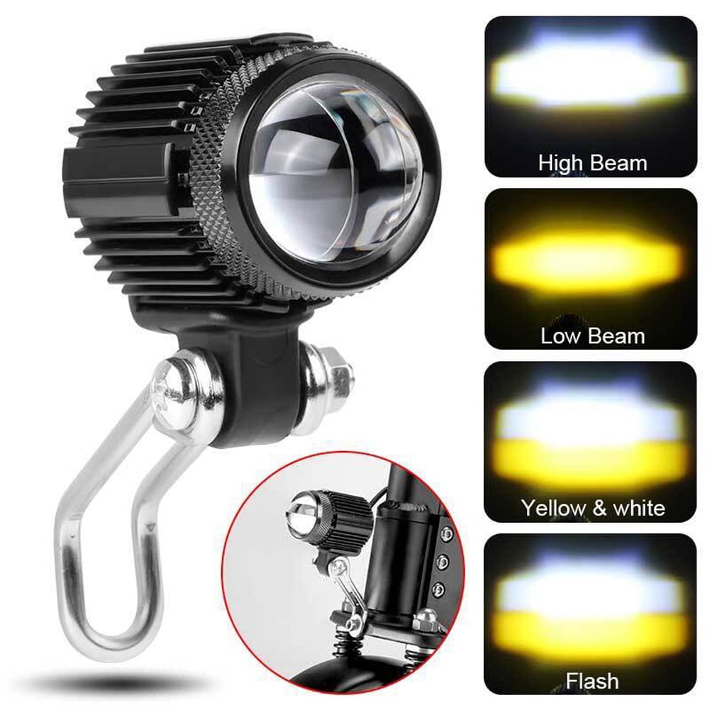 Motorcycle LED Spotlight Super Bright Waterproof External Headlight ...