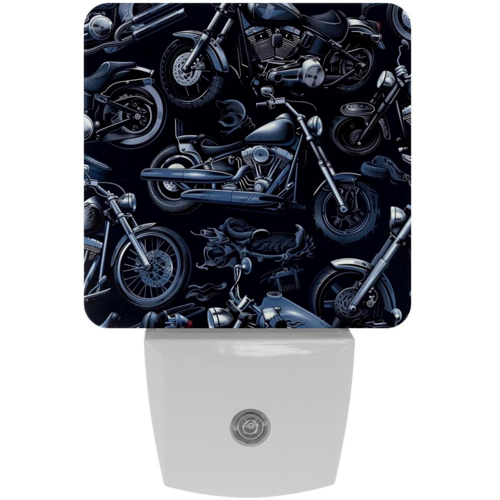 Motorcycle LED Square Night Lights - Energy Efficient and Contemporary ...