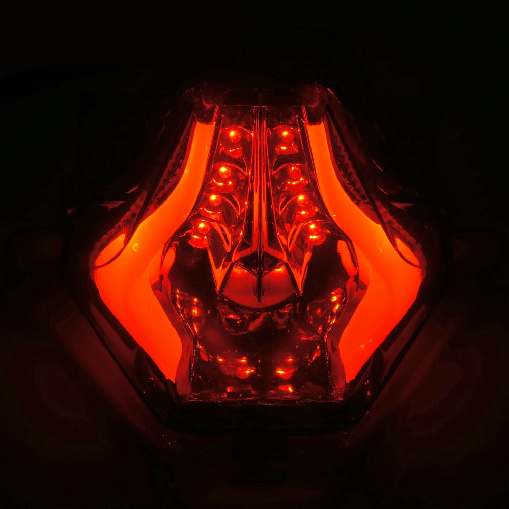 Motorcycle LED Turn Signal Rear Flasher Light Brake Blinker For Yamaha ...