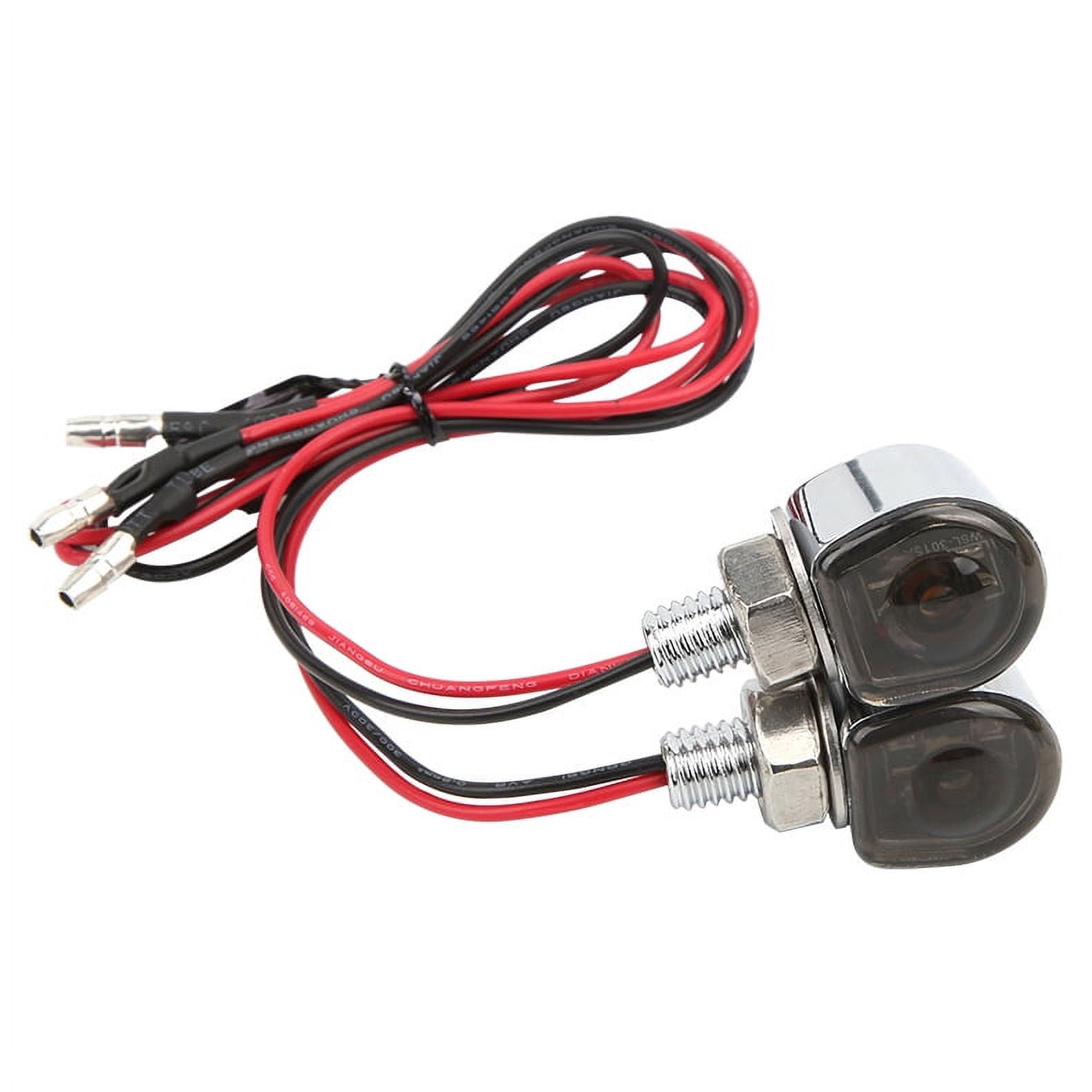 Motorcycle LED Turn Signals Light 12V Front Rear Turn Signal Blinker ...