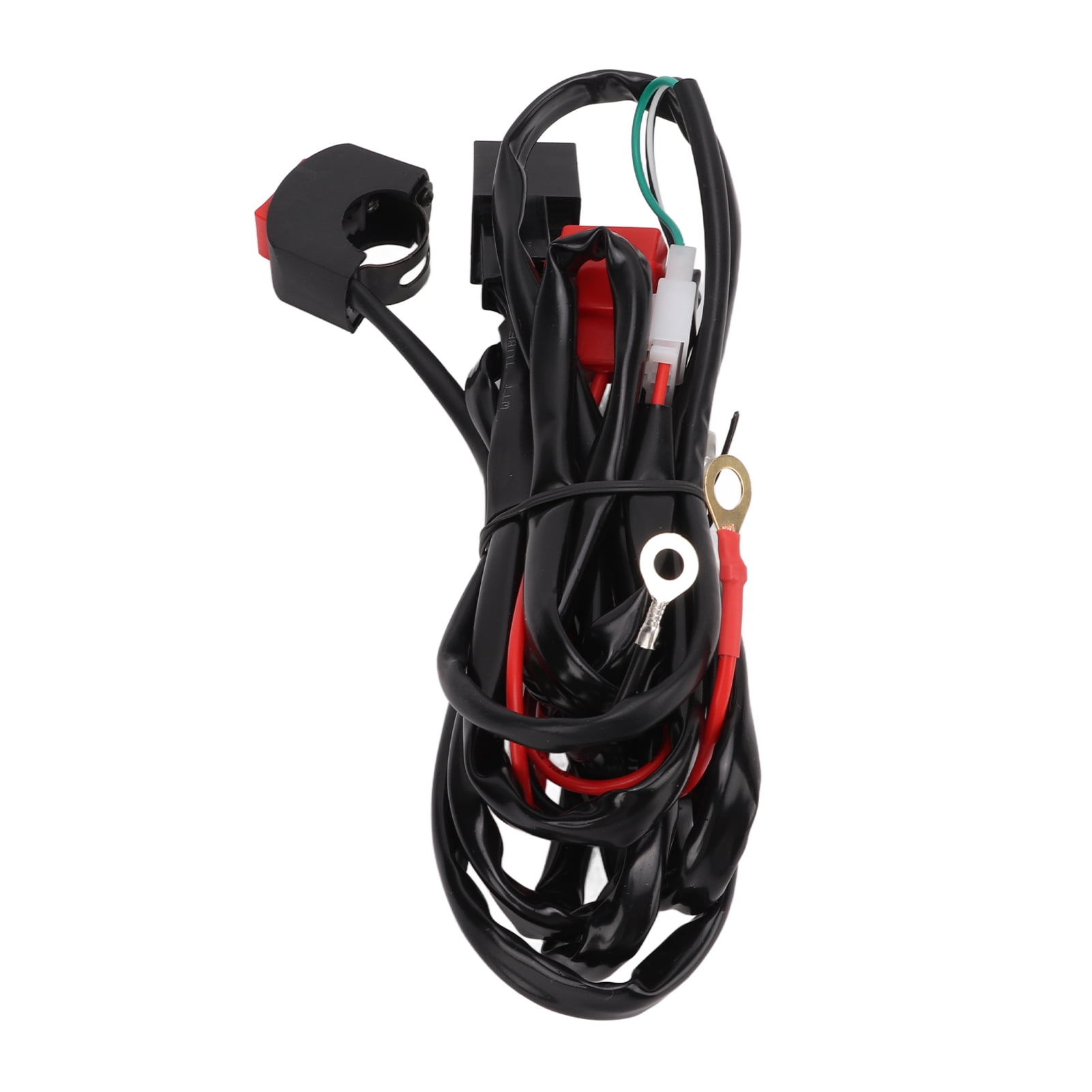 Motorcycle LED Work Light Switch Wiring Harness 12V 40A for 9‑32V Dirt ...